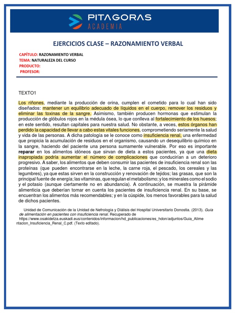 Índole y Propósito - RV - PRÁCTICA | PDF | Dieta | Alimentos