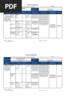 Electrical Department Risk Assessment Form | PDF | Electrical Wiring ...
