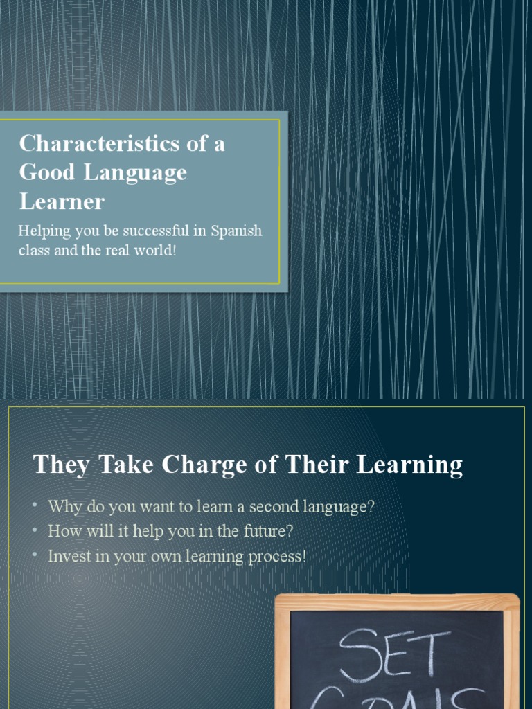 Characteristics of A Good Language Learner | PDF | Career & Growth