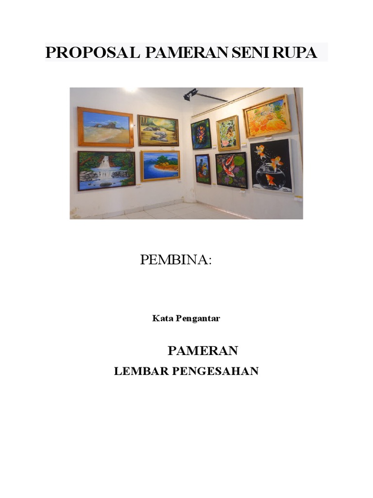 Pameran Seni Lukis Pelajar | PDF | Kajian Bahasa Asing | Griya & Taman