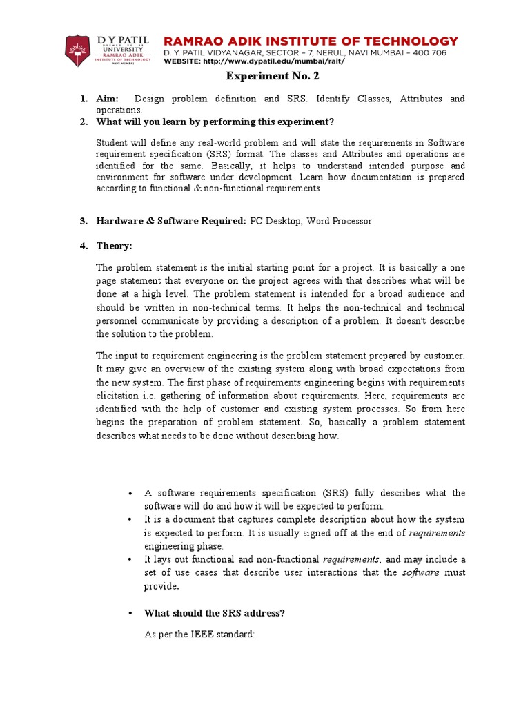 Experiment 2 Pdf Interface Computing Class Computer Programming 