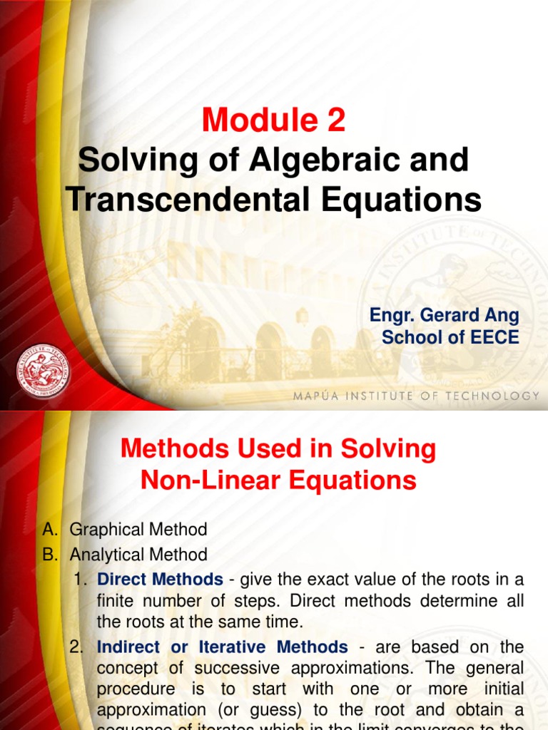 Module 3 Linear System of Equations | PDF | Mathematical Logic ... Module 3 Linear System of Equations | PDF | Mathematical Logic ...