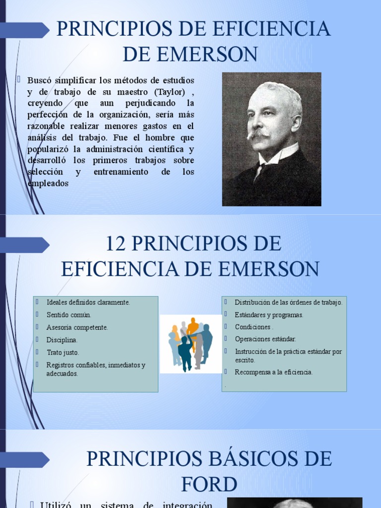 Principios de Eficiencia de Emerson | PDF