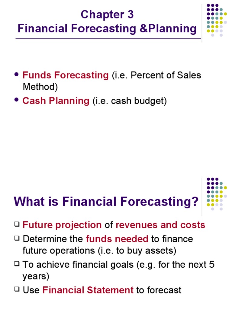 Chapter 03 Financial Planning & Forecasting | PDF | Balance Sheet | Equity (Finance)