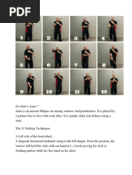 Sinawali Techniques in Arnis | PDF