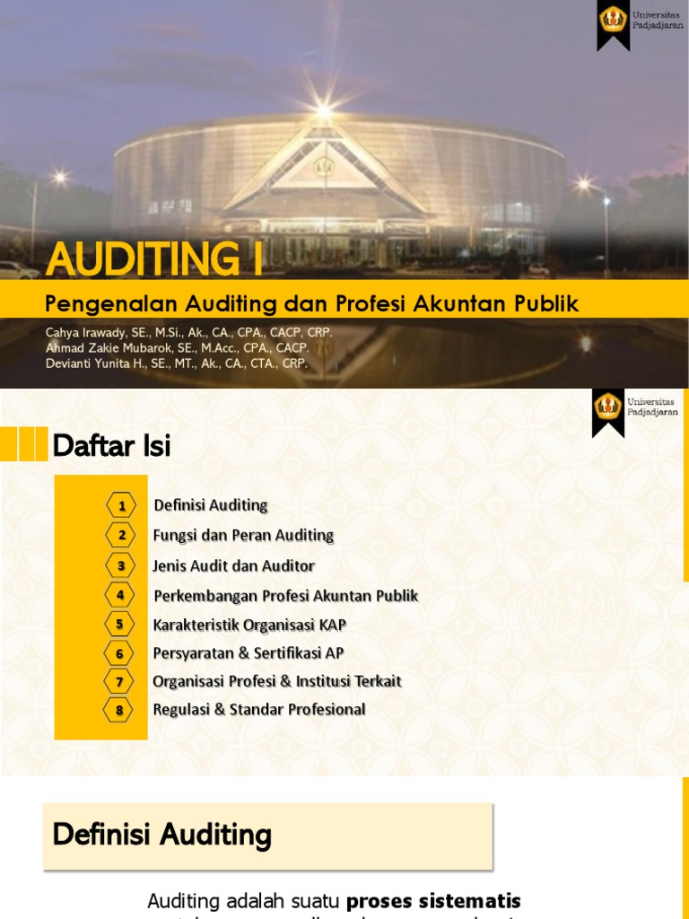 Auditing Dan Profesi Akuntan Publik | PDF