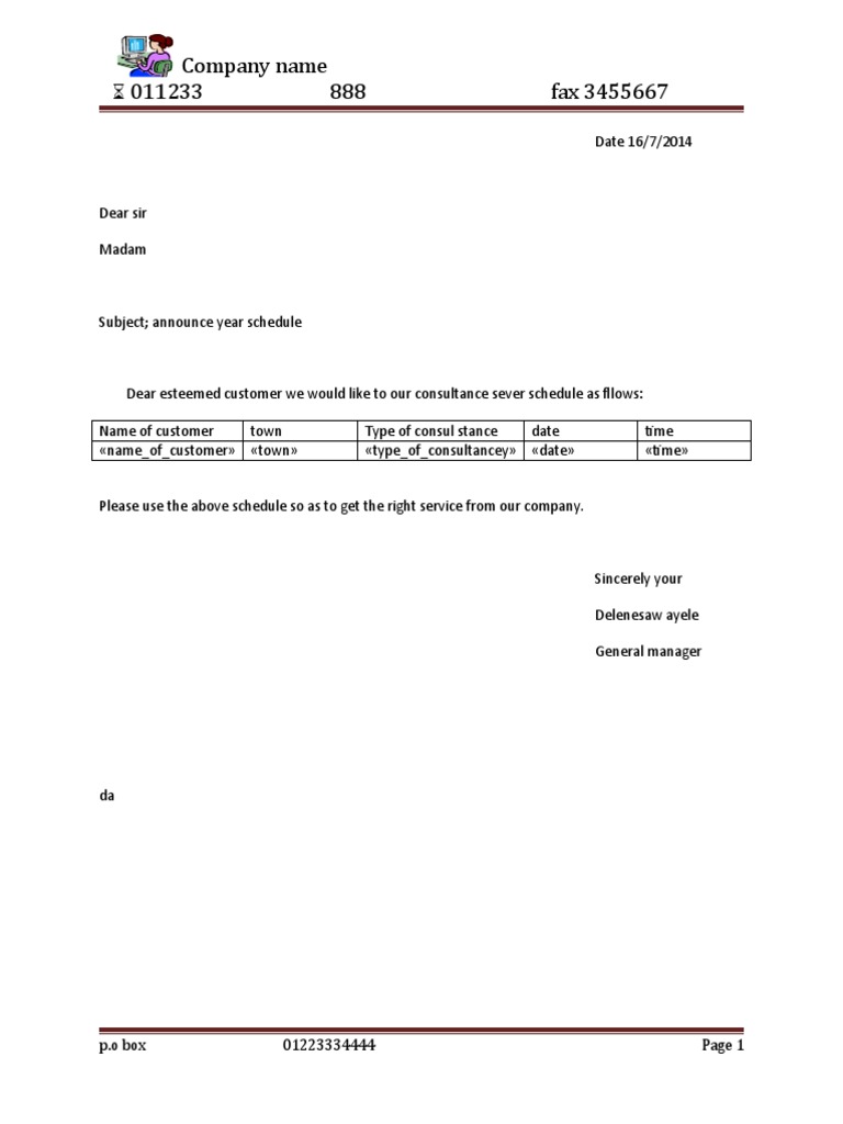 Complete Letter | PDF