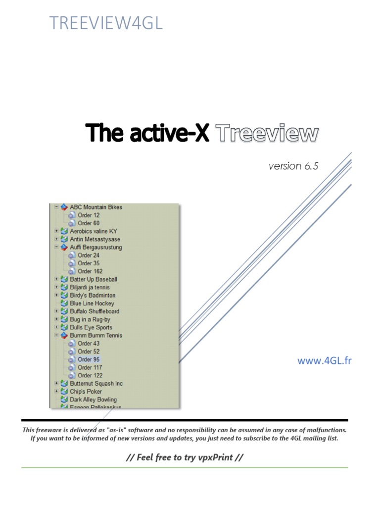 Treeview 4 GL | PDF | Software Engineering | Computing