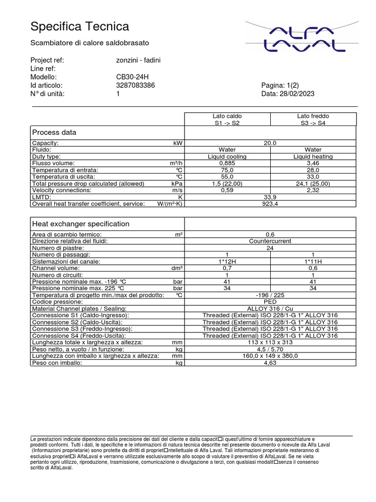CB30-24H Tech Spec | PDF