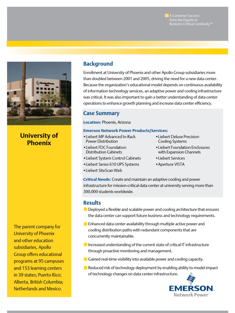University of Phoenix | PDF | Data Center | Computing