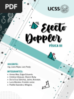 El Efecto Doppler | PDF | Ultrasonido médico | Efecto Doppler
