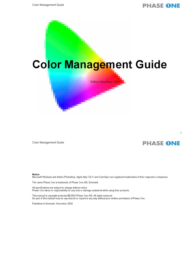 Color Management Guide | Color | Computer Monitor