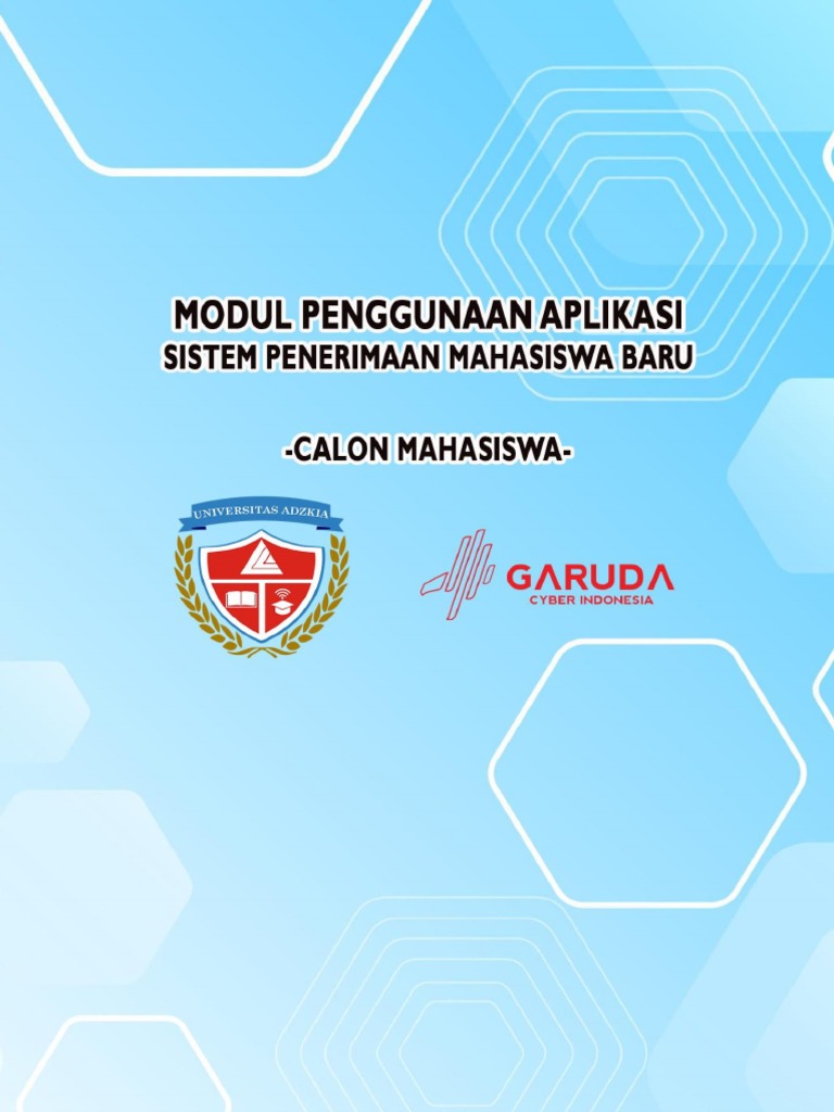 Manual Book SPMB Adzkia Calon Mahasiswa V1.2 | PDF