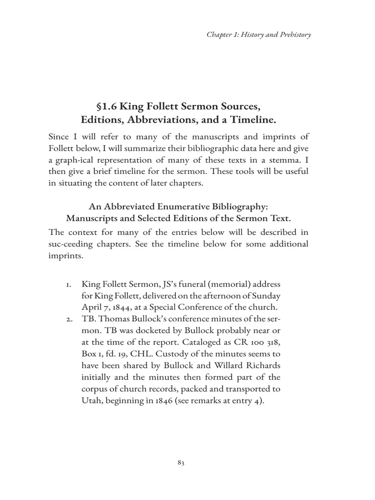 Sample Chapter | PDF | Joseph Smith | Brigham Young