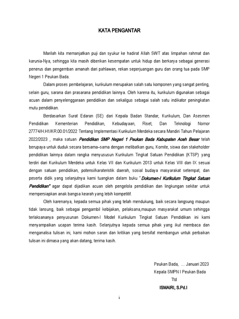 Kata Pengantar | PDF | Karier & Perkembangan