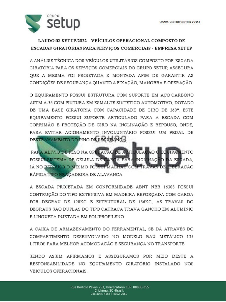 Laudo 02-Setup2022 | PDF