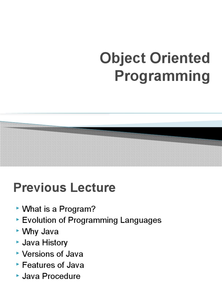 Lec 02 Pdf Java Programming Language Class Computer Programming