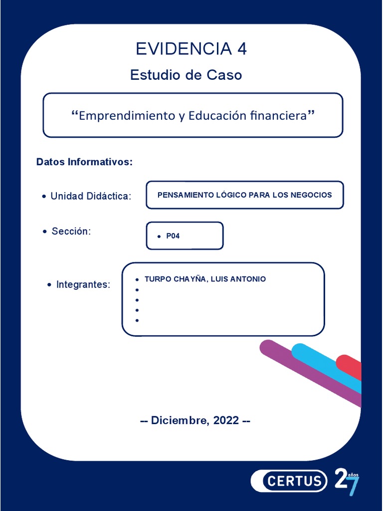 Caso 4 Final | PDF | Bancos | Interés