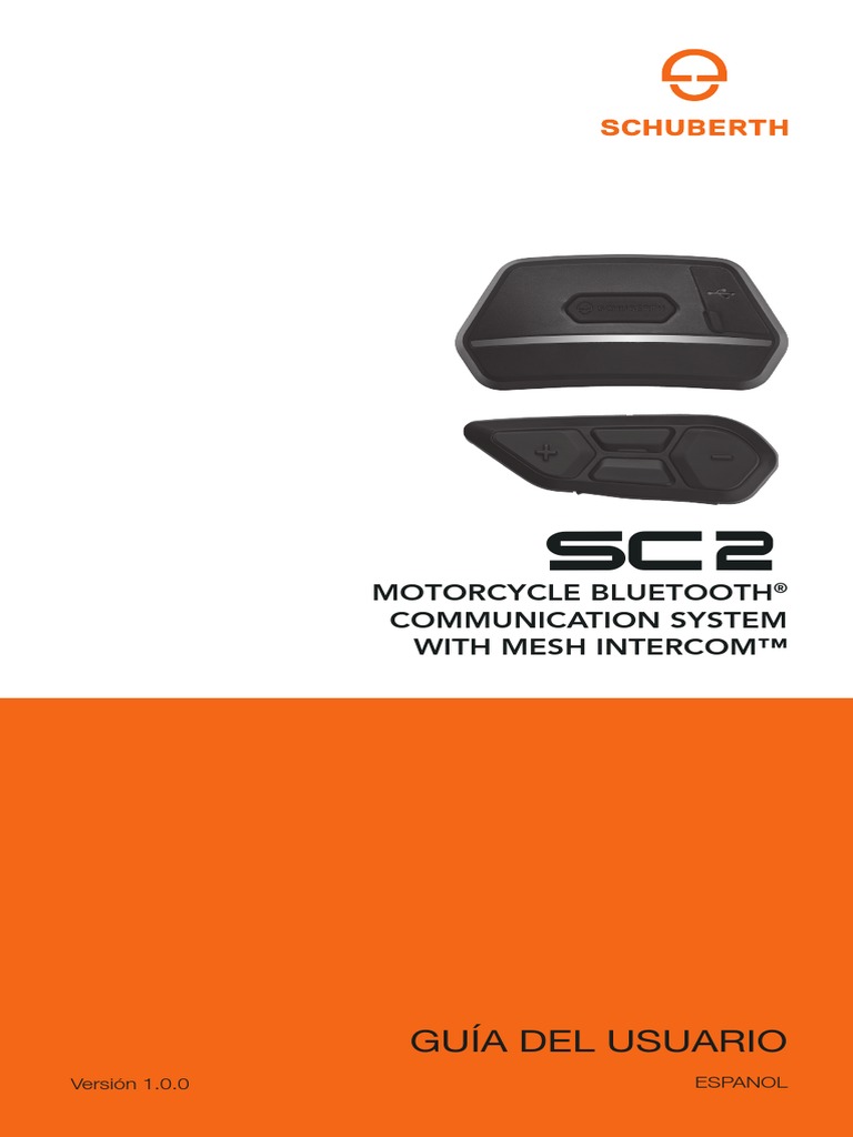 Guía Del Usuario: Motorcycle Bluetooth Communication System With Mesh ...