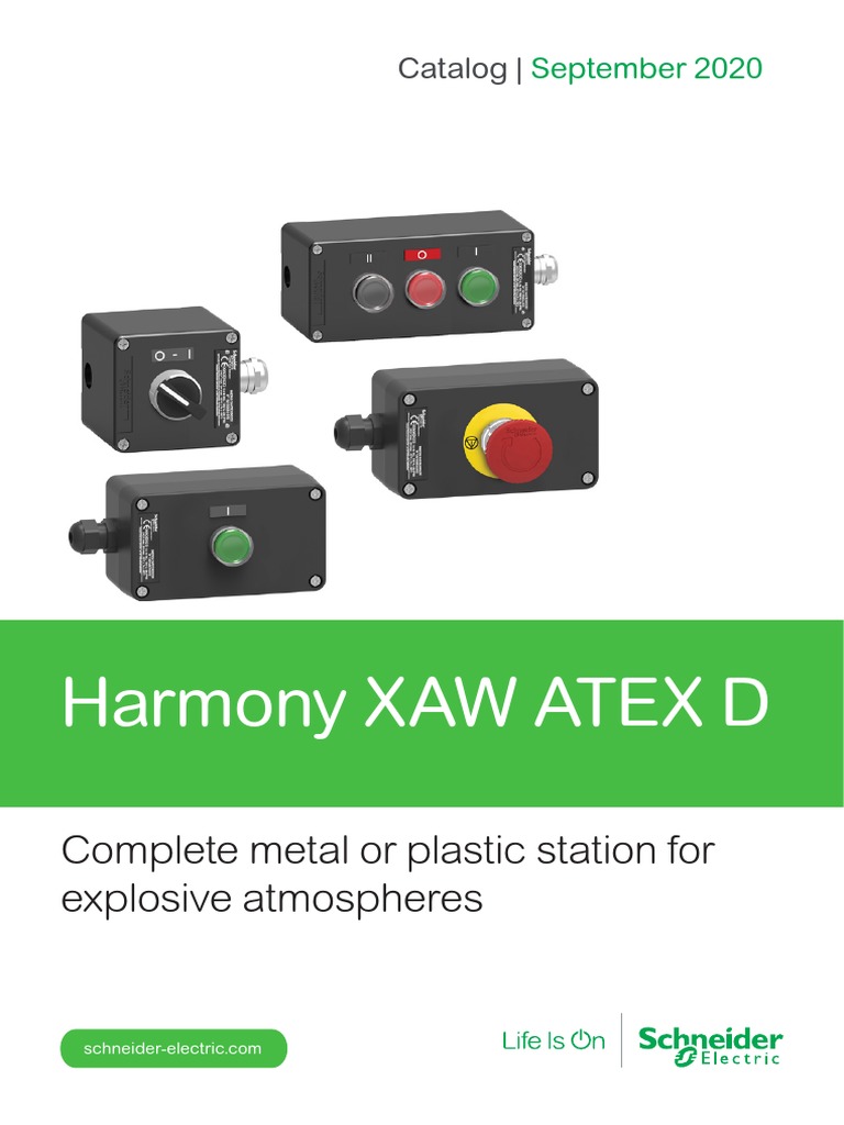 Catalog of Harmony XAW ATEX D Complete Control Stations For Explosive ...