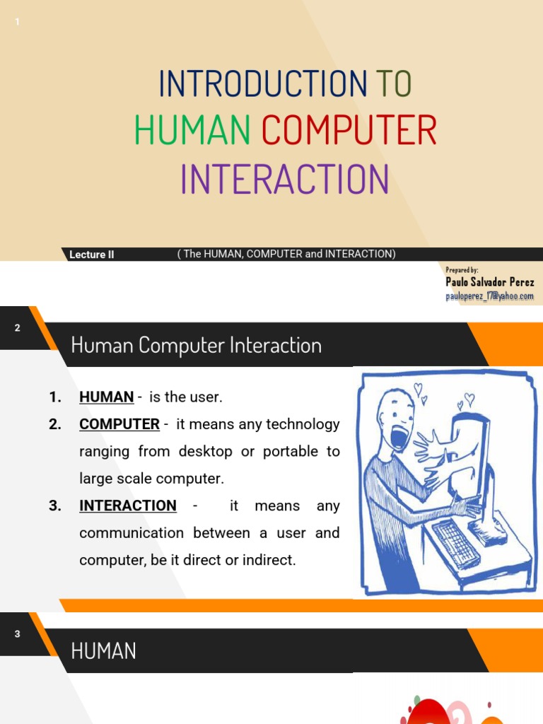 Understanding the Human, Computer, and Interaction: An Introduction to Input Devices, Output ...