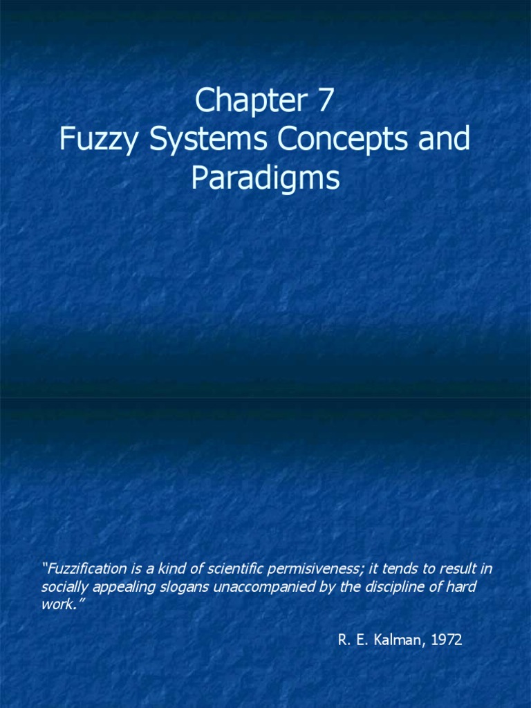 Fuzzy Logic: Concepts and Applications | PDF | Fuzzy Logic | Function (Mathematics)
