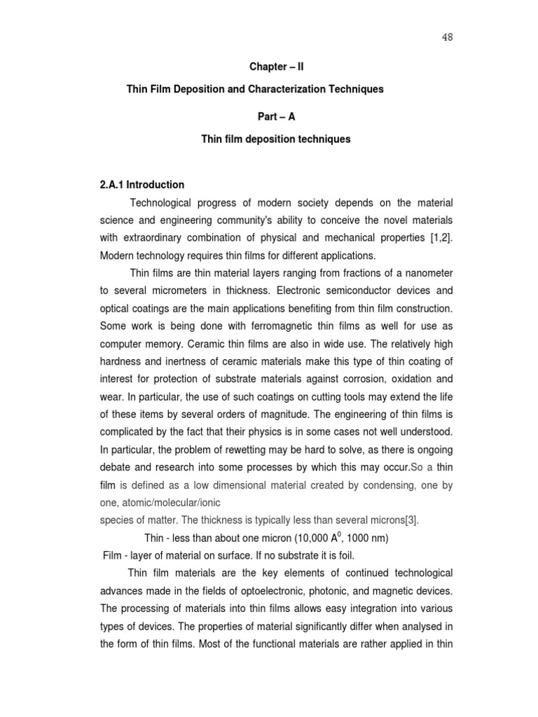 Thin Films | PDF | Thin Film | Sputtering