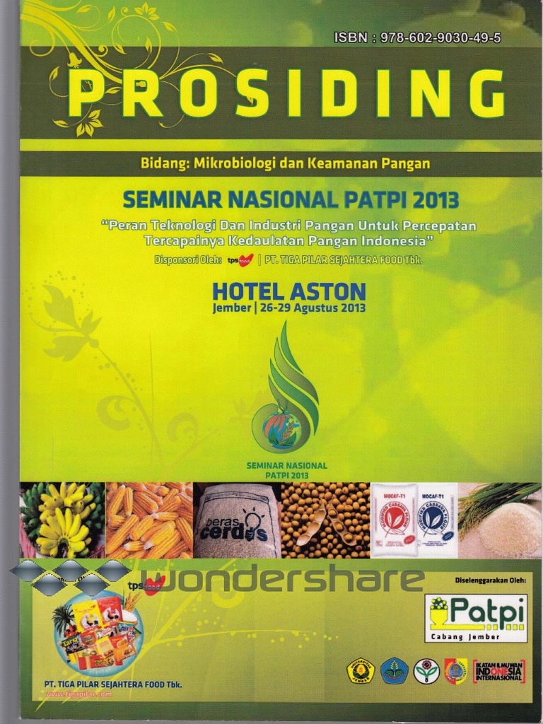 Seminar Nasional PATPI 2013: Teknologi Pangan | PDF