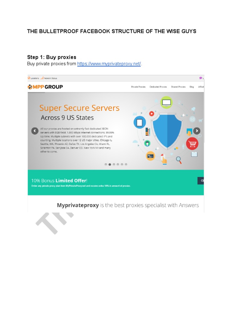 The Bulletproof Facebook Structure of The Wise Guys | PDF | Facebook ...