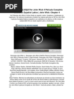 Ver John Wick 4 Online Gratis ( 2023) CUEVANA3 | PDF