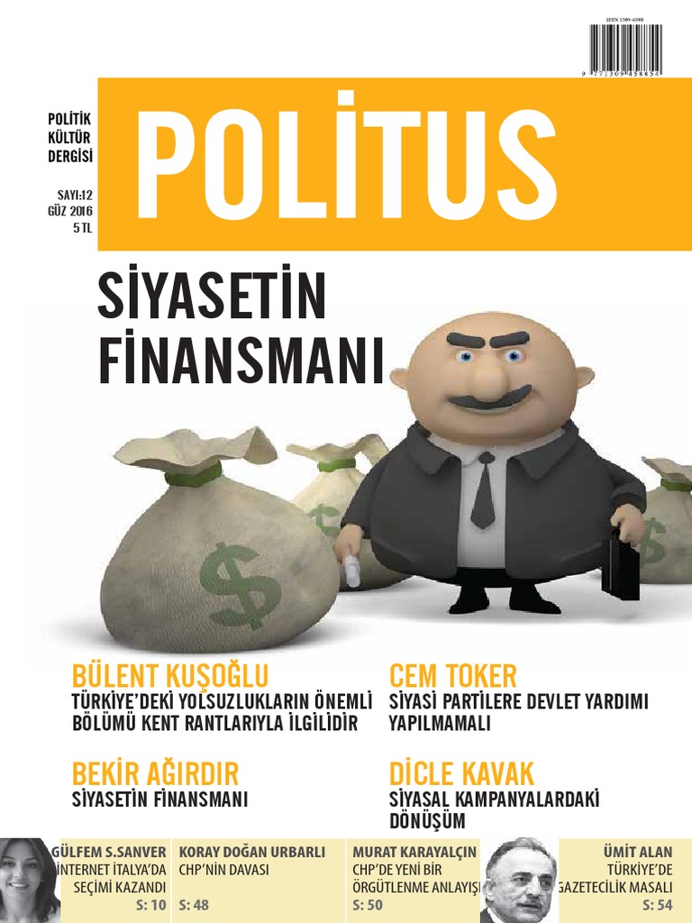 Politus Dergisi Sayı:12 Siyasetin Finansmanı | PDF