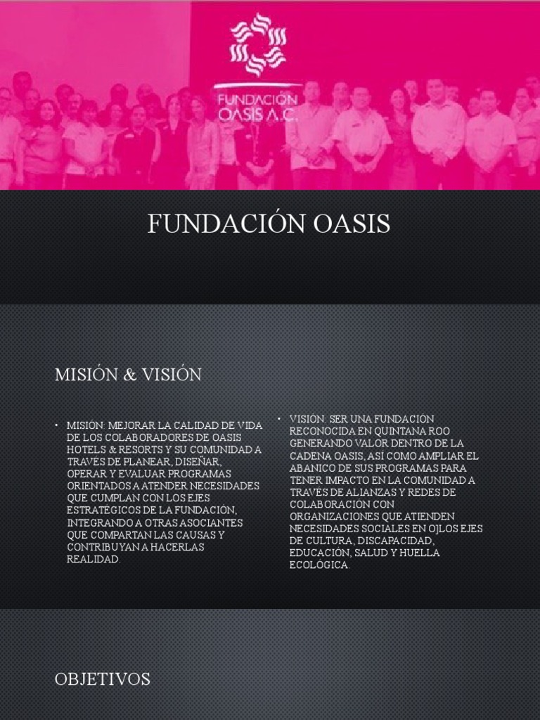 Fundación Oasis | PDF