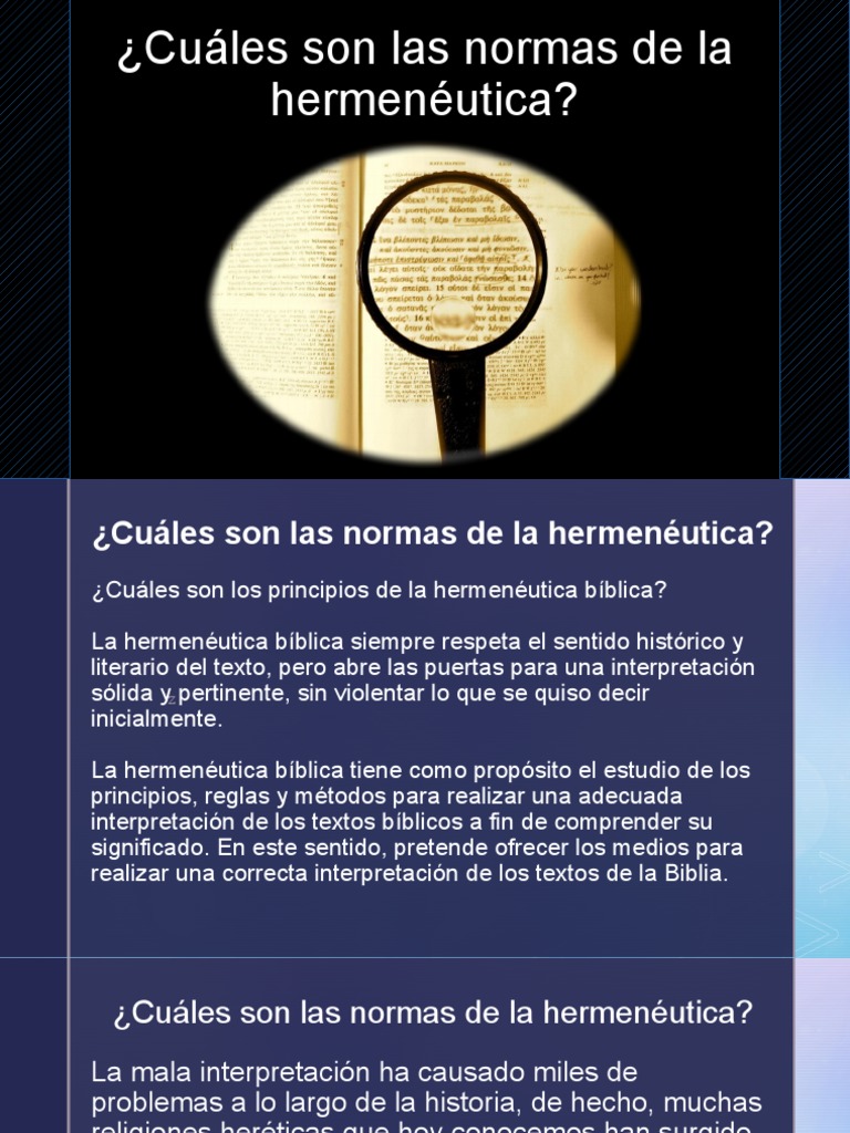Hermeneutica | PDF | Biblia | Hermenéutica Bíblica