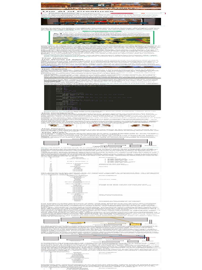 The AI of Creatures - Alan Zucconi | PDF | Neuroscience | Cognitive Science