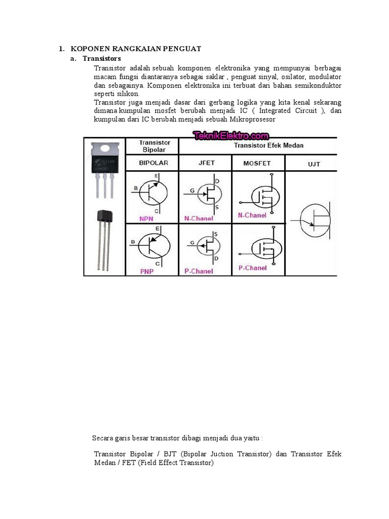 Skema Penguat Audio Transistor | PDF