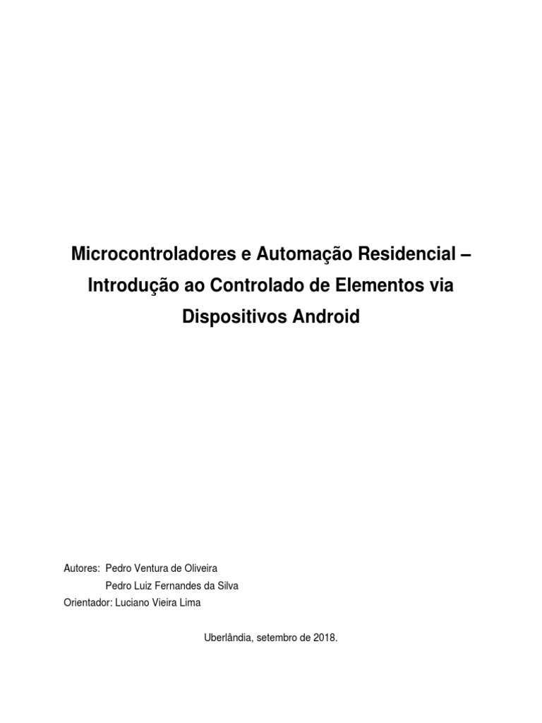 Microcontroladores e App Inventor | PDF | Resistor | Condutor elétrico