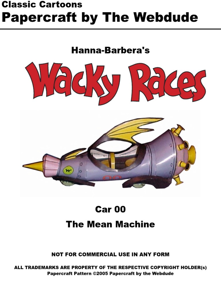 (Paper Model) - (Papercraft - Pepakura - Papermodel) Cartoons - Wacky ...