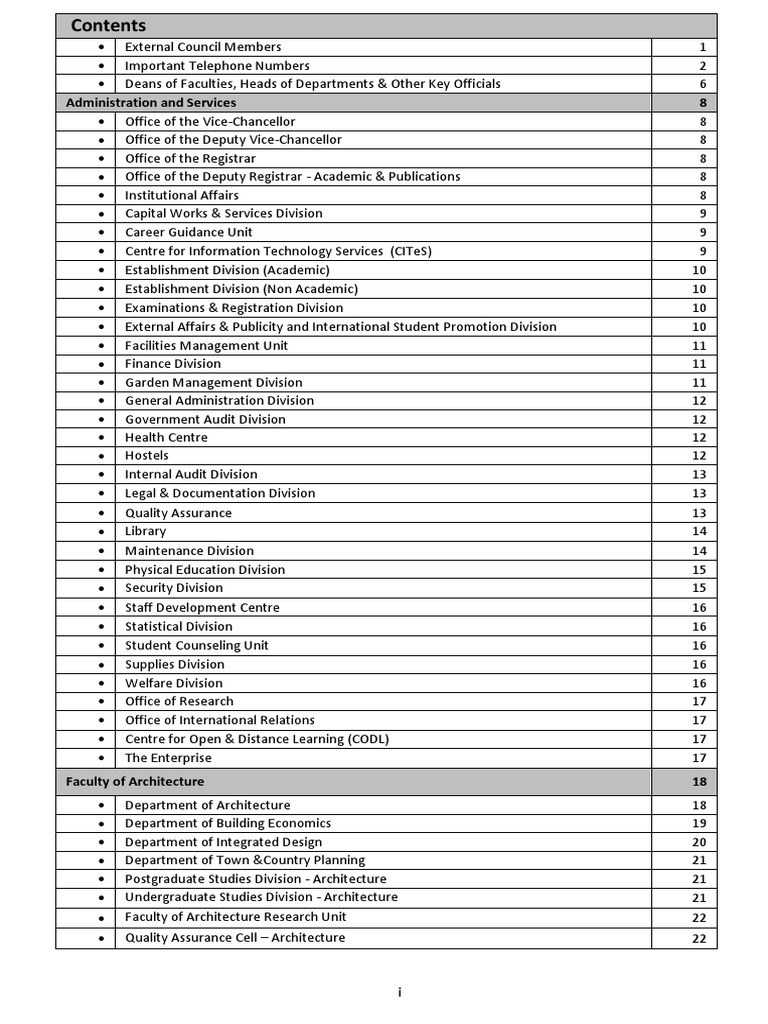 UoM Directory 2020 - 0 | PDF | Engineering | Physical Sciences