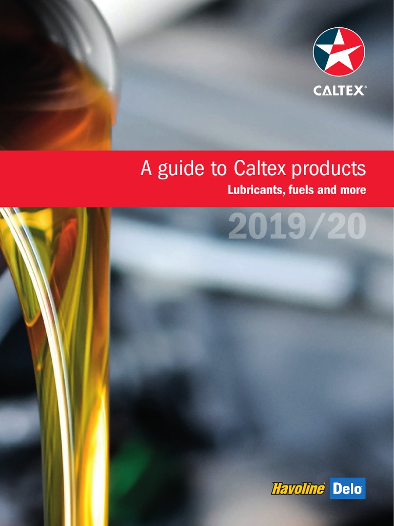 Z Energy Caltex Oil Lubricants Guide 2019 Final | PDF | Motor Oil ...