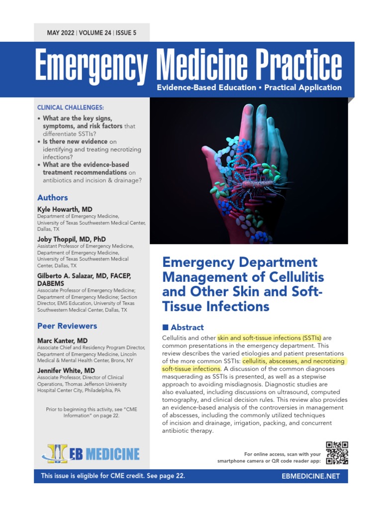 Emergency Department Management of Cellulitis and Other Skin and | PDF ...