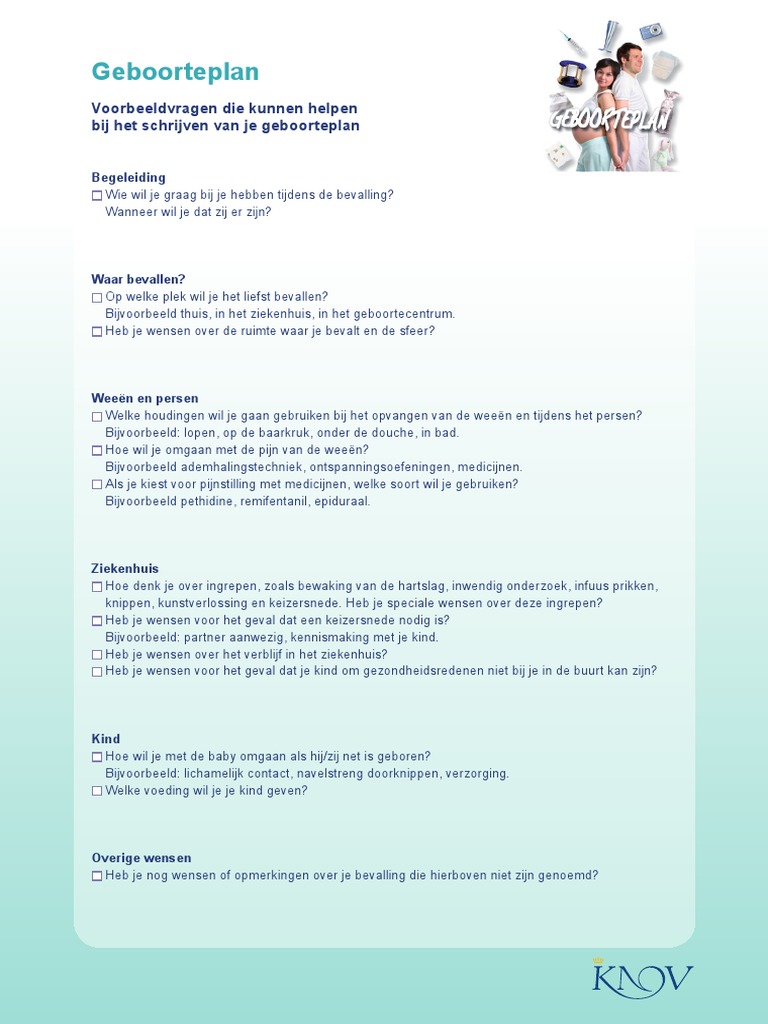 Geboorteplan | PDF
