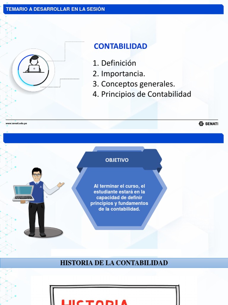 Contabilidad: 1. Definición 2. Importancia. 3. Conceptos Generales. 4 ...
