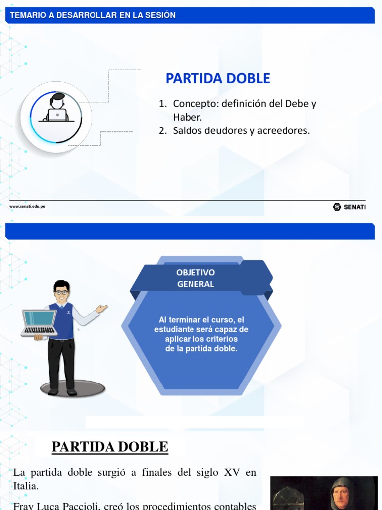 Partida Doble: 1. Concepto: Definición Del Debe y Haber. 2. Saldos ...