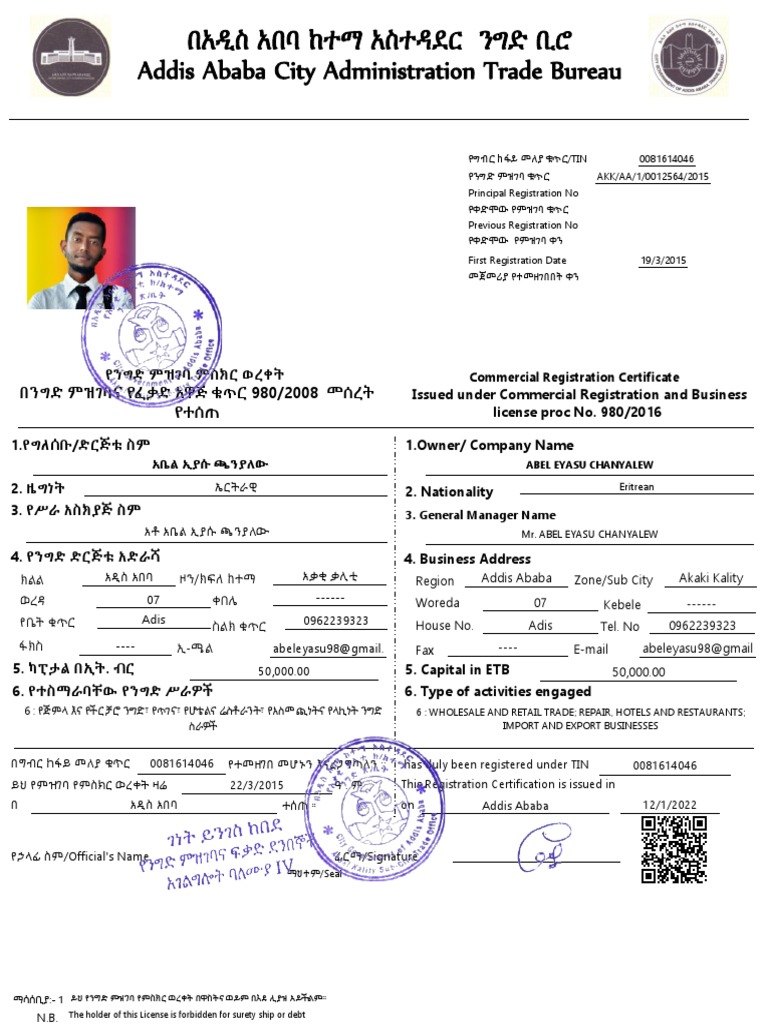 Business Licenses | PDF