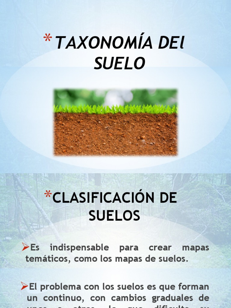 Taxonomia Del Suelo Edafologia | Descargar gratis PDF | Taxonomía ...