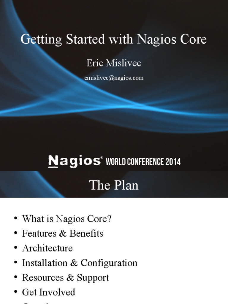 Eric Mislivec Getting Started With Nagios Core Pdf Computing Computer Programming