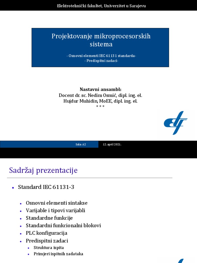 Predavanje 07 | PDF