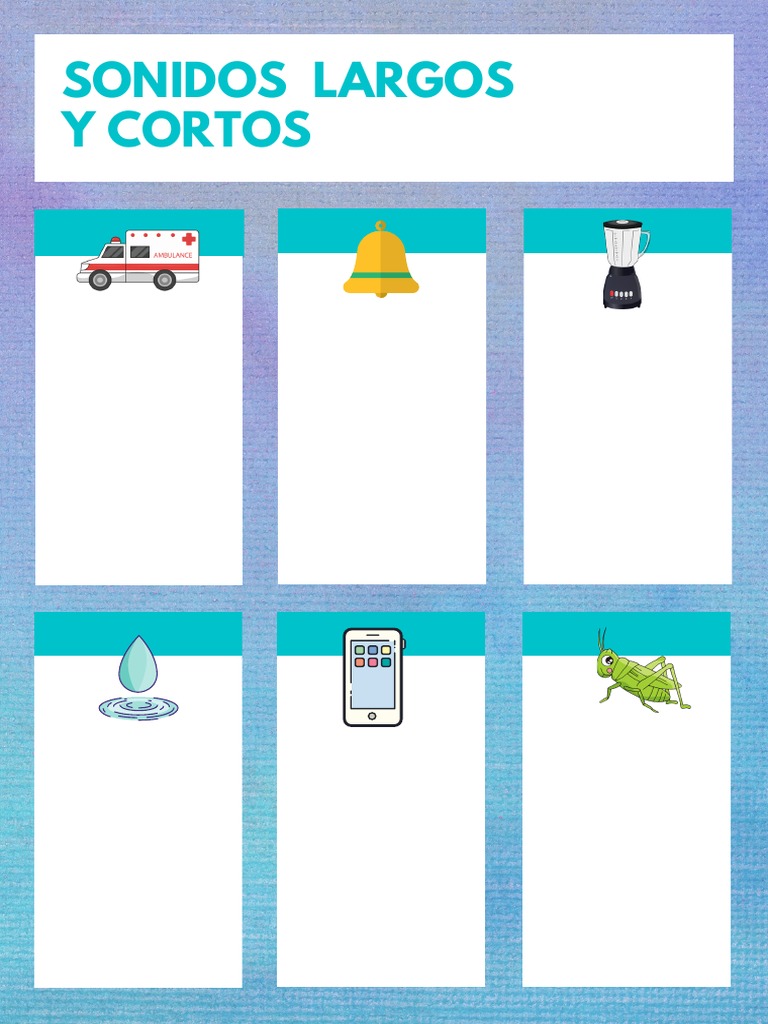 Sonidos Largos Y Cortos | PDF