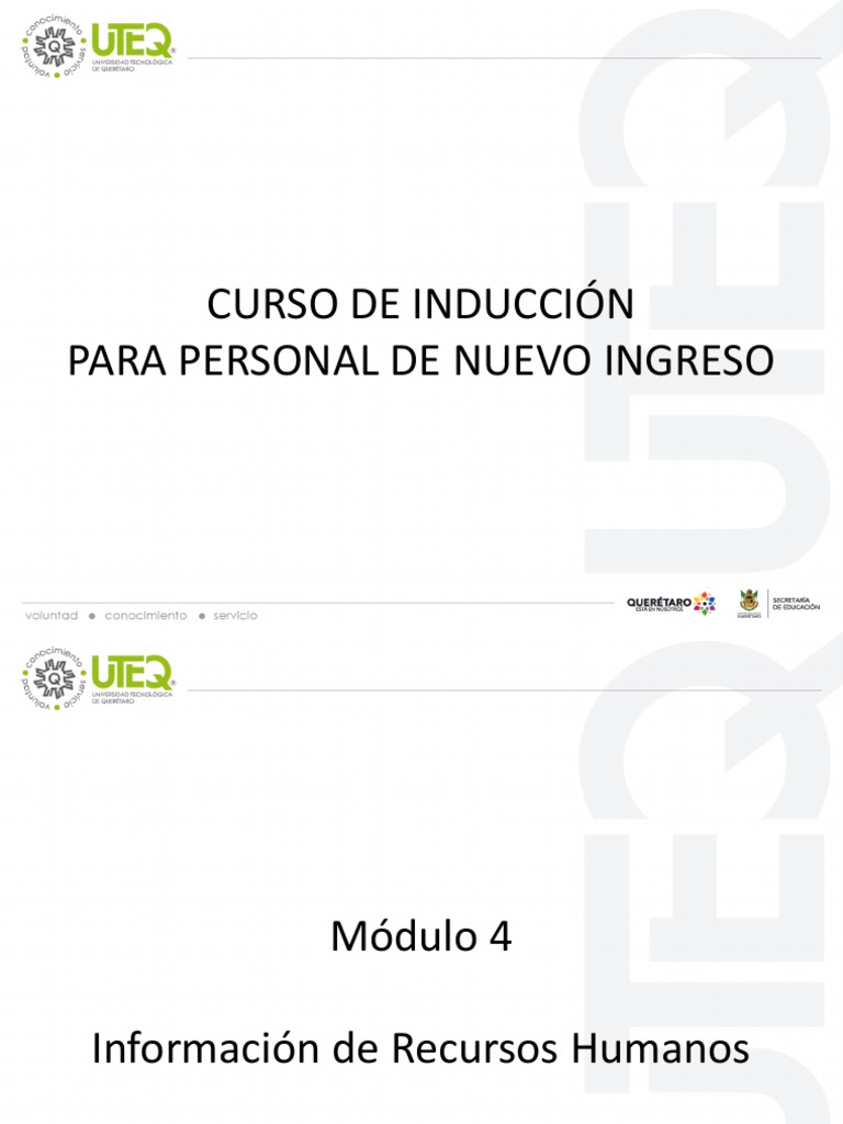 Curso de Inducción Módulo 4 | PDF | Salario