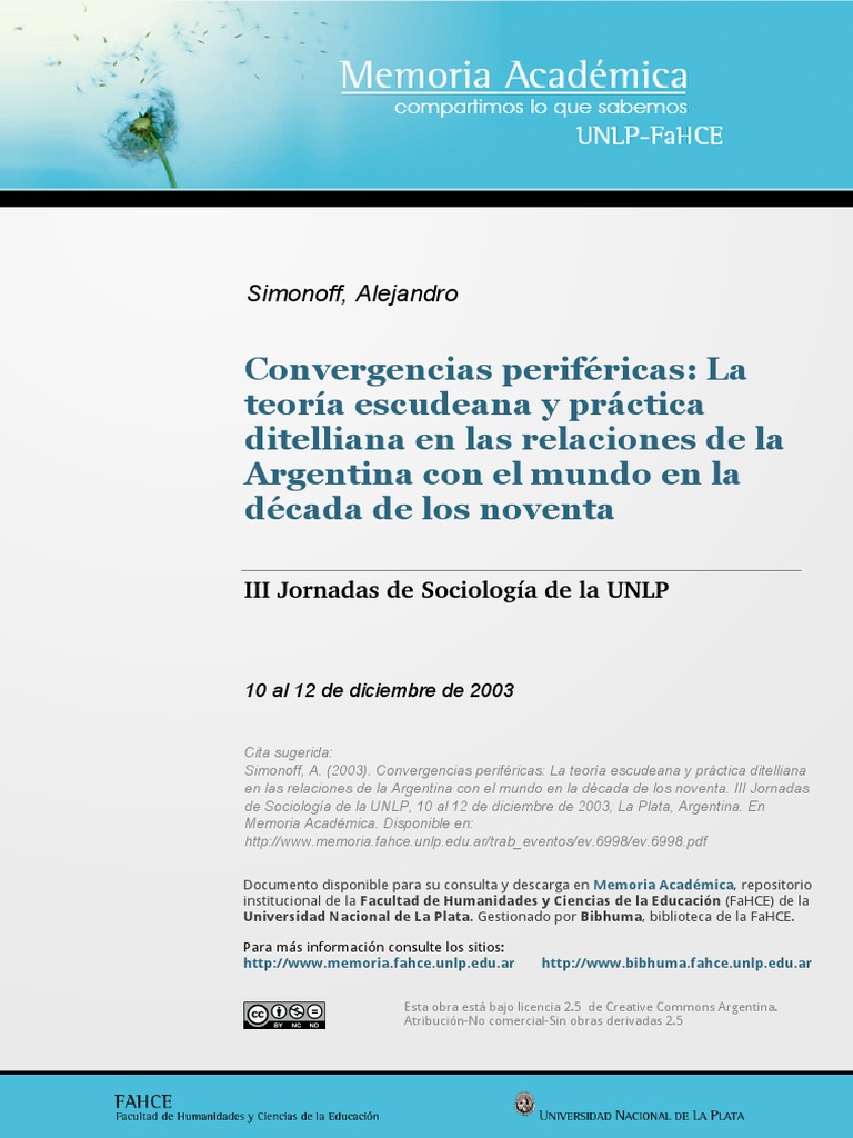 Simonoff Realismo Periférico | PDF | Realismo filosófico | Estado ...